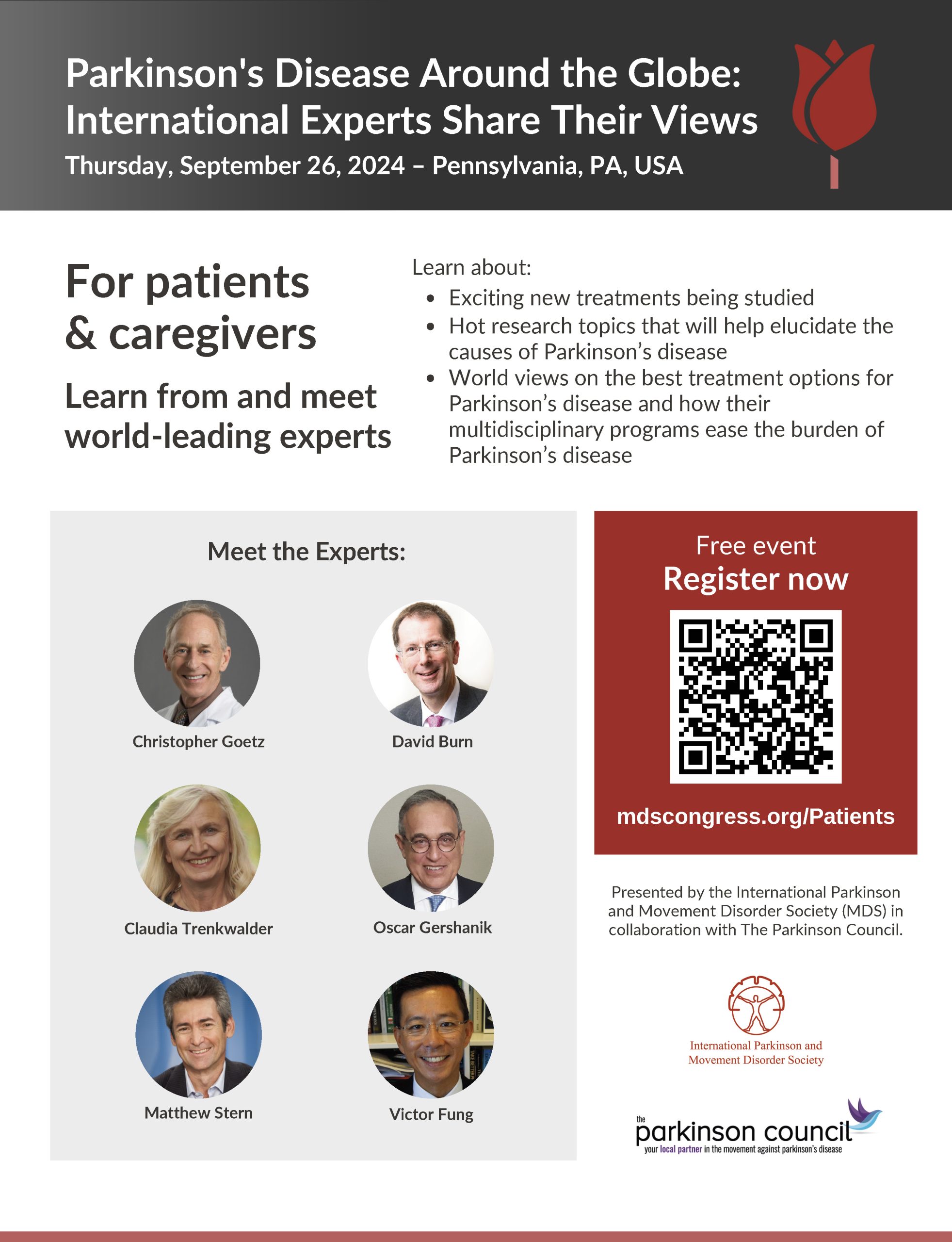 Free Educational Event for People with Parkinson's and Carepartners ...